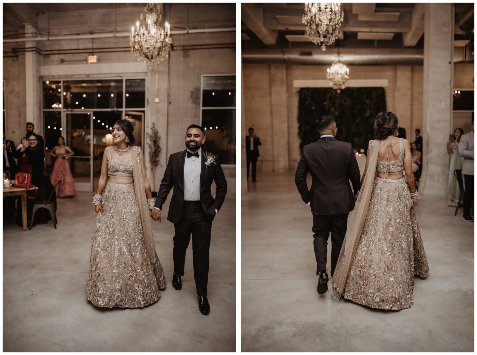 Modern Indian Wedding Traditions Featured at Romantic Reception | Maha ...